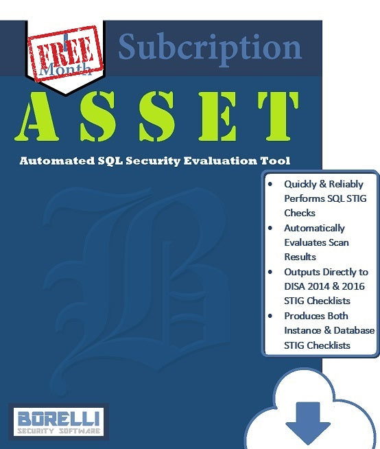 ASSET for SQLServer - Automated SQL Security Evaluation Tool (FREE 10% ...